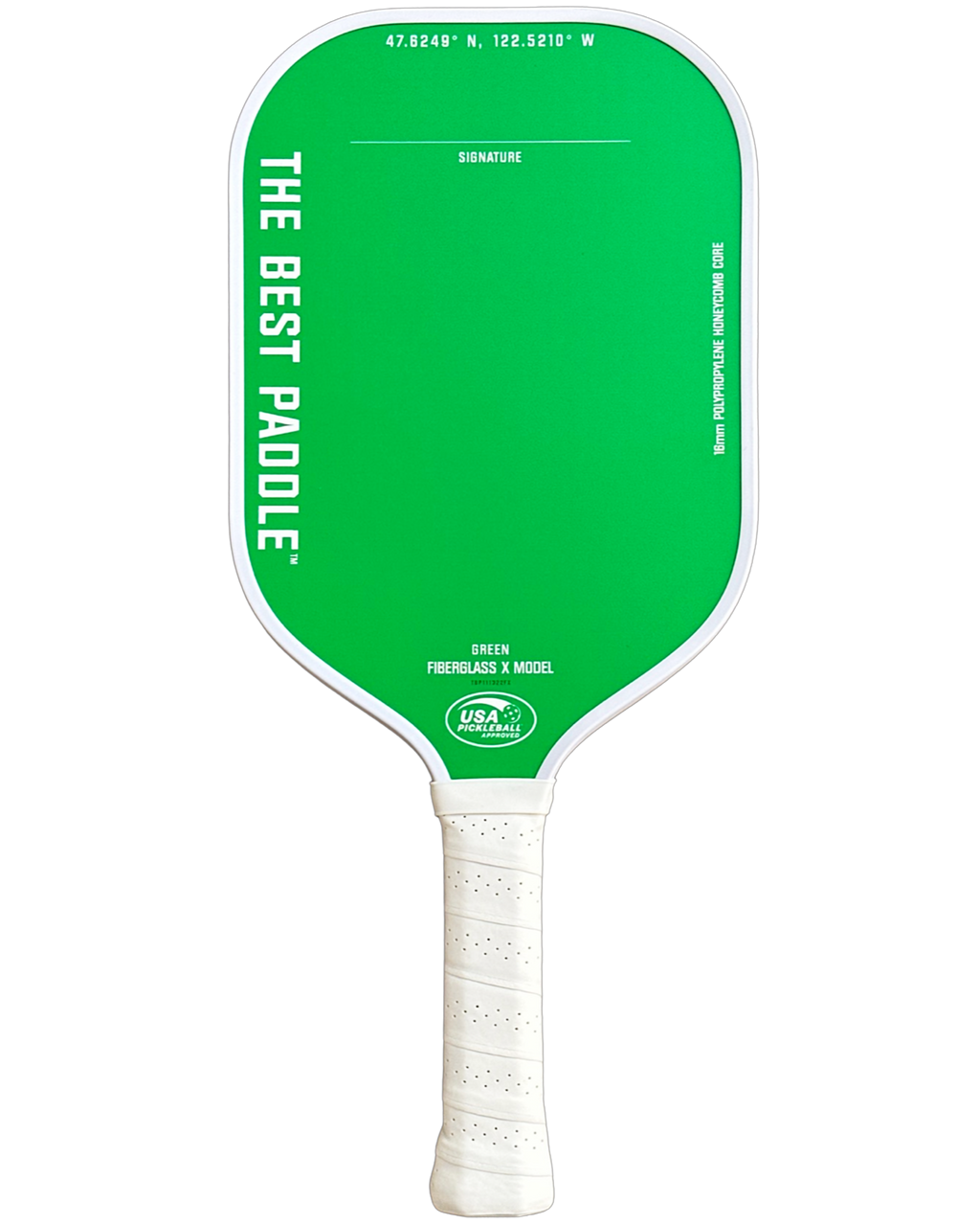 Fiberglass X Model- Green (Elongated Handle) – THE BEST PADDLE